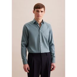 Seidensticker Businesshemd »Schwarze Rose« Regular 1/1 Kentkragen Uni sage green 3XL (47) - normale Ärmellängen normale Ärmellängen 3XL (47)...