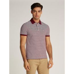 Tommy Hilfiger Poloshirt »1985 SLIM POLO mit Piqué-Struktur und Stickerei« meliert, casual, slim fit, Baumwollmix, Polokragen rouge / white 3XL 3XL...