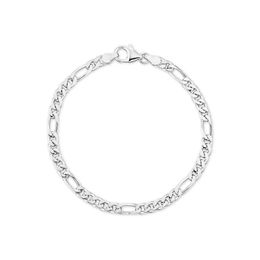 Firetti Armband »Schmuck Geschenk Silber 925 Armschmuck Armkette Figarokette« Made in Germany silberfarben 19 Stilvolles Armband mit markantem Touch