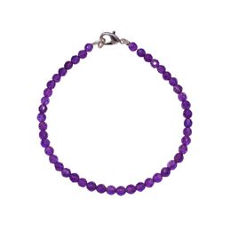 Firetti Armband »Schmuck Geschenk Silber 925 Armschmuck Armband Edelstein Amethyst« Made in Germany - mit Amethyst silberfarben-lila + lila 17...