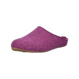 Haflinger Hausschuh »Hausschuhe Filz« Lila 38 38 Verschluss: Schlupfschuh