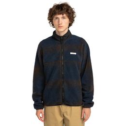 Element Fleecejacke »Classic Sherpa« Eclipse Navy/Java Plaid S S Conscious by Nature: Recycling-Polyester