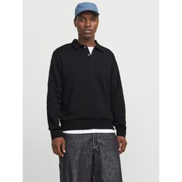 Jack & Jones JACK & JONES Sweatshirt &raquo;JJEBRADLEY SWEAT POLO NOOS&laquo; Black L L Sweater von Jack & Jones