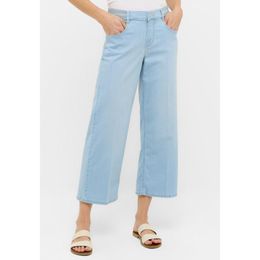 Angels 5-Pocket-Jeans »LINN SPORTY« mit Bügelfalte bleached blue used 34 - Länge 31 Länge 31 34 Culotte-Jeans von Angels