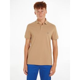 Tommy Hilfiger Poloshirt »1985 REGULAR POLO mit Kontraststreifen und Knopfleiste« unifarben, sportlich, regular fit, Baumwollmix, Polokragen...