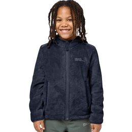 Jack Wolfskin Fleecejacke »NEPALI JACKET K« night-blue 128 128 Kuschelige Fleece-Jacke für Mädchen