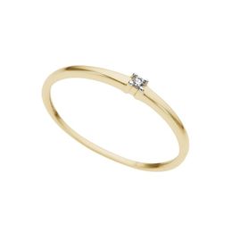 Firetti Solitärring »Schmuck Geschenk Gold 333 Damenring Verlobungsring Goldring Solitär« mit Brillant gelbgoldfarben-weißgoldfarben 18 Zeitlos...
