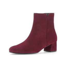 Gabor Stiefelette, Blockabsatz, Businesschuh, Ankleboots mit Best Fitting-Ausstattung bordeaux 37 37 Elegante Stiefelette mit blockigem Absatz