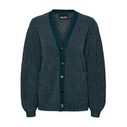Pieces Strickjacke 'JESSA' Damen Größe M petrol / silber