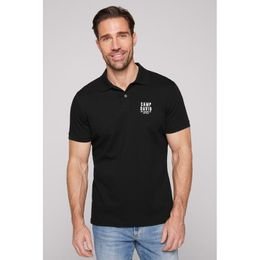 CAMP DAVID Poloshirt mit kleiner Logo-Stickerei auf Brusthöhe black S S Basic Pikee-Polo von CAMP DAVID