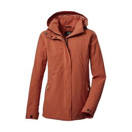 Killtec Outdoorjacke »KOS 92 WMN JCKT« Wasserdichte Damenjacke mit abnehmbarer Kapuze, verstellbare Bündchen apricot 44 44 Damen Funktionsjacke mit...