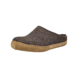 Haflinger Hausschuh »Hausschuhe Filz« Braun 38 38 Verschluss: Schlupfschuh