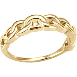 Firetti Fingerring »Schmuck Geschenk Silber 925 Silberring Ring Kettenglieder« gelbgoldfarben 52 Mit viel Schwung kommt dieser Ring im...