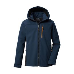 Killtec Jungen Softshelljacke &raquo;KOW 226 BYS SFTSHLL JCKT&laquo; Wind- und wasserabweisende Kinder-Softshelljacke, Fleece, Reflektoren blau 152