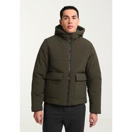 Jack Wolfskin Winterjacke &raquo;NORTHERN LITE HOODED JKT M&laquo; mit Kapuze obsidianmoss XL (54/56) XL (54/56) Einstellbarer Saum