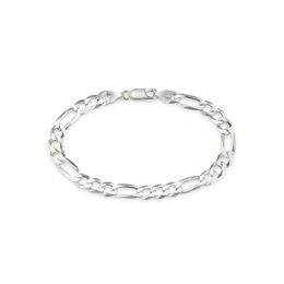 Bruno Banani Armband »Schmuck Geschenk Silber 925 Armschmuck Armkette Figarokette« silberfarben 19 Klassisches Figarokettenarmband für Herren