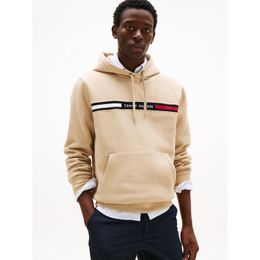 Tommy Hilfiger Kapuzensweatshirt &raquo;HILFIGER CHEST INSERT HOODY mit Kapuze und Logoschriftzug&laquo;, unifarben, casual, regular fit, Baumwollmix, Kapuze...