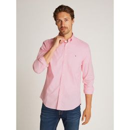 Tommy Hilfiger Businesshemd »FLEX POPLIN SOLID RF SHIRT mit Button-down und Rückenfalte« unifarben, klassisch, regular fit, Baumwolle, Kragen...