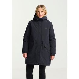 Jack Wolfskin Funktionsparka »CHILLY FROST PARKA W« mit Kapuze darknavy 2 Hüfttaschen und 1 Innentasche