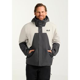 Jack Wolfskin Herren Skijacke &raquo;FLOWLINE 2L INS JKT M&laquo; mit Kapuze beige XXL (58)