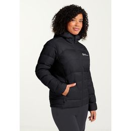 Jack Wolfskin Daunenjacke »ATHER DOWN HOODY W RDS« mit Kapuze black S (36) S (36) Tasche zum Verstauen der Jacke