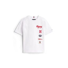 Tommy Hilfiger Shirt 'Varsity Multi-Badge' boy White size 110