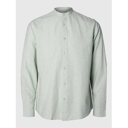 Selected Button Up Shirt male Green size S
