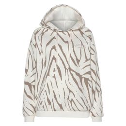 Lascana Damen Kapuzensweatshirt, beige-taupe, Gr&ouml;&szlig;e 40/42