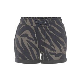 Lascana Damen Relaxshorts, dunkelgrau-taupe, Gr&ouml;&szlig;e 40/42