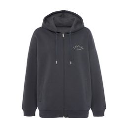 Lascana Damen Kapuzensweatjacke, anthrazit, Gr&ouml;&szlig;e 32/34