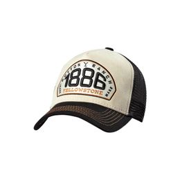 STARS & STRIPES Trucker Cap YELLOWSTONE-09 schwarz Herren Einheitsgr&ouml;&szlig;e