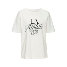 active by Lascana LASCANA ACTIVE Damen T-Shirt, wei&szlig;, Gr&ouml;&szlig;e L (44/46)