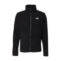 The North Face Funktionsfleecejacke 'Glacier' Herren Gr&ouml;&szlig;e S schwarz / wei&szlig;