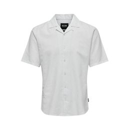 Only & Sons Only & Sons Button Up Shirt 'Caiden' male White size 3XL