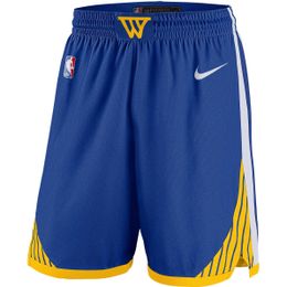 Nike Golden State Warriors Basketball-Shorts Herren - blau - Gr. L - Polyester