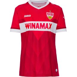 Jako Vfb Stuttgart 24-25 Ausw&auml;rts Teamtrikot Damen, rot, Gr&ouml;&szlig;e: XS