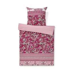 Tchibo - Polycotton-Bettwäsche - rosé