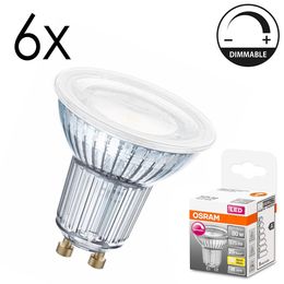 Osram LED GU10 6er Set 7,9 Watt 2700 Kelvin 650 Lumen