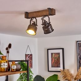 hofstein Pehefito Deckenleuchte Schwarz, 2-flammig