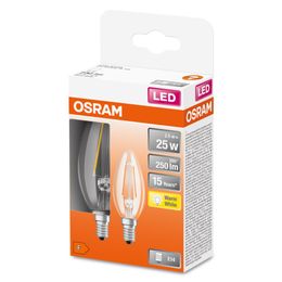 Osram LED Retrofit 2er Set E14 2,5 Watt 2700 Kelvin 250 Lumen