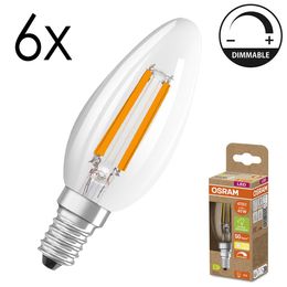 Osram LED E14 6er Set 2,9 Watt 2700 Kelvin 470 Lumen