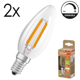 Osram LED E14 2er Set 2,9 Watt 2700 Kelvin 470 Lumen