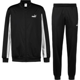 Puma Poly Baseball Trainingsanzug Herren - schwarz - Gr. L - Polyester