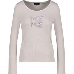 monari Shirt Damen Gr&ouml;&szlig;e S greige / silber