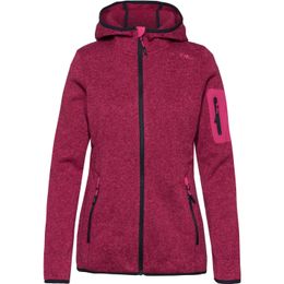 CMP Strickfleece Damen - rot - Gr. 38 - Polyester