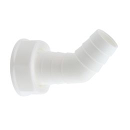 Kirchhoff Ger&auml;teanschluss 45&deg; Kunststoff wei&szlig; 1" IG x 3/4" T