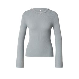 Only Pullover 'ONLNATASCHA' Damen Gr&ouml;&szlig;e S hellblau / silber