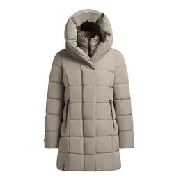 Khujo Jacke 'TENX' Damen Gr&ouml;&szlig;e L hellgrau Winterjacke