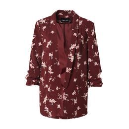 Pieces Blazer 'PCBoss' female size 40 Rose / Wine red / White