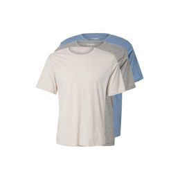 Jj Rebel T-Shirt Herren Gr&ouml;&szlig;e XXL himmelblau / graumeliert / wei&szlig;